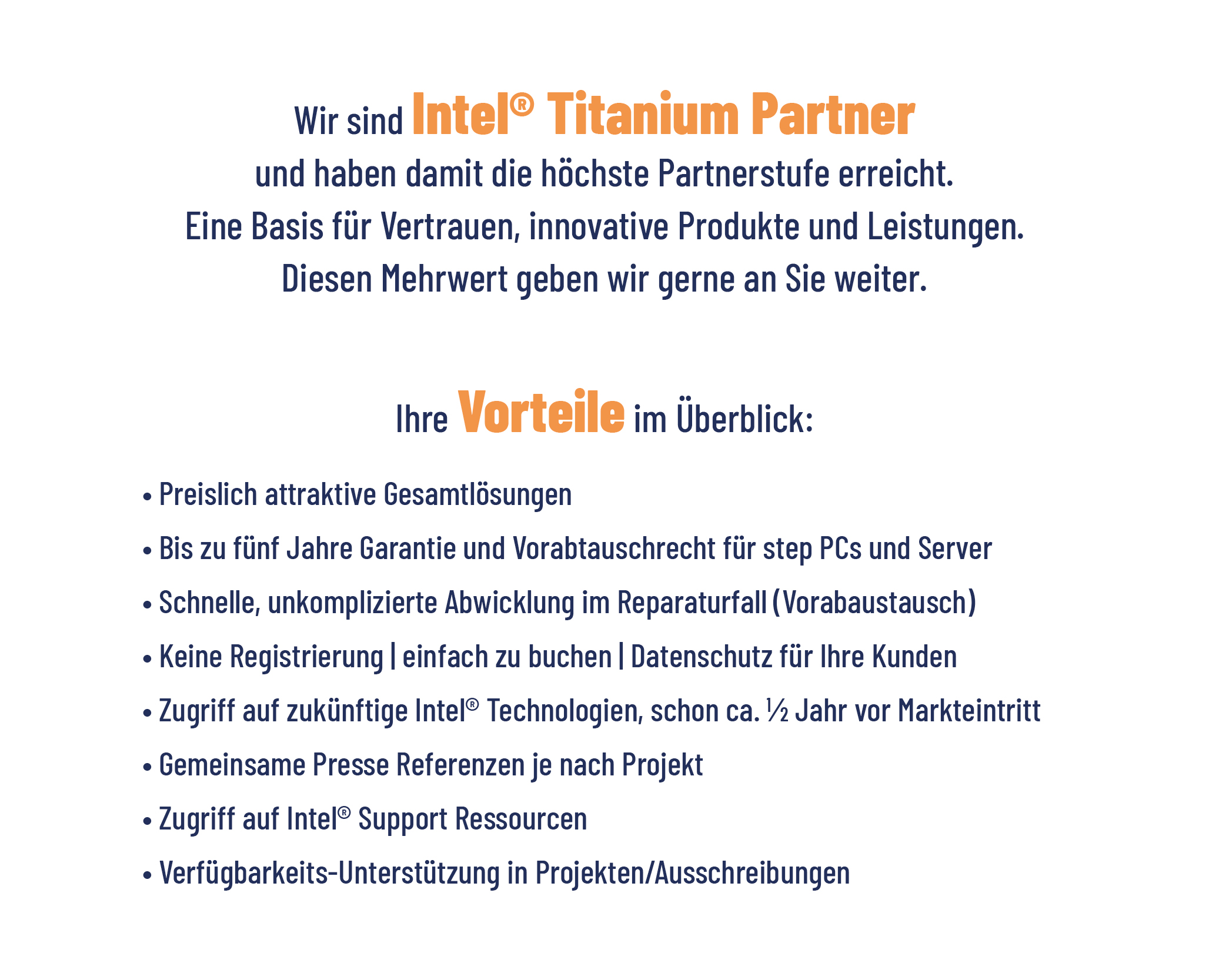 Intel Titanium Partner